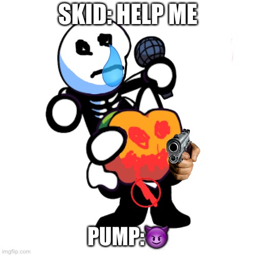 Pump got possessed and he will not let go skid because skid is trying ...