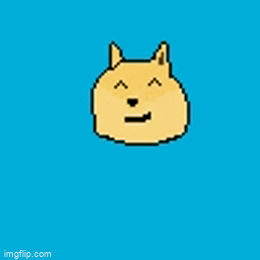 I made a doge pixel art animation - Imgflip