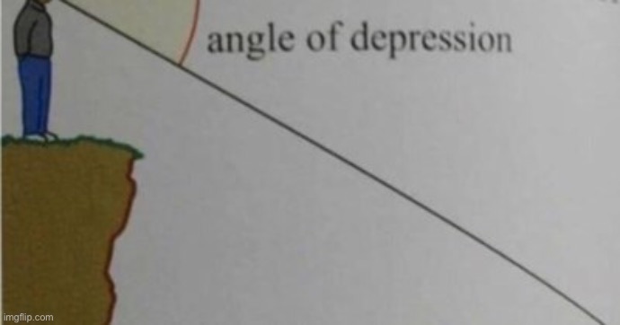 Angle of Depression - Imgflip