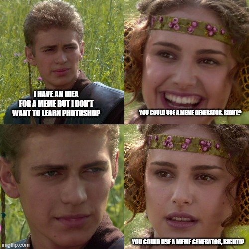 Anakin Padme 4 Panel - Imgflip