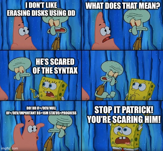 Stop it, Patrick! You're Scaring Him! - Imgflip