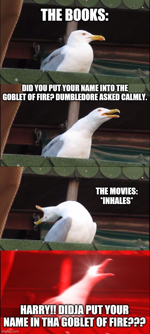 Inhaling Seagull Meme - Imgflip