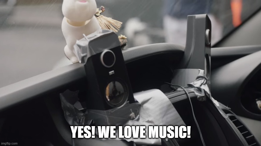 And boys, for you, I've installed a state-of-the-art sound systemmmm ...