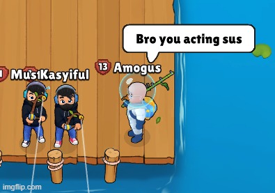 Amogus Fishing - Imgflip