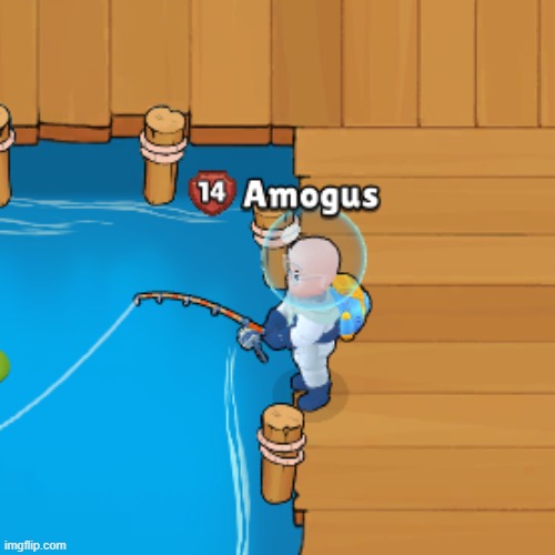 Amogus Fishing Simulator - Imgflip
