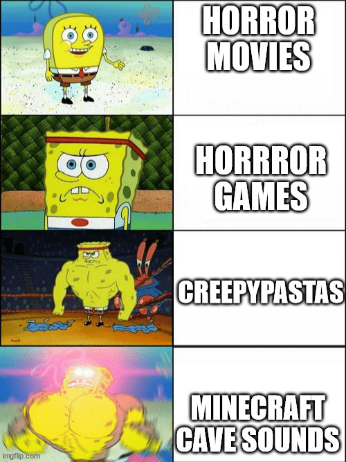 not scary to scary - Imgflip