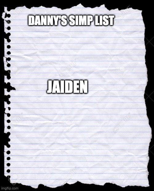 Old Notebook Paper - Imgflip