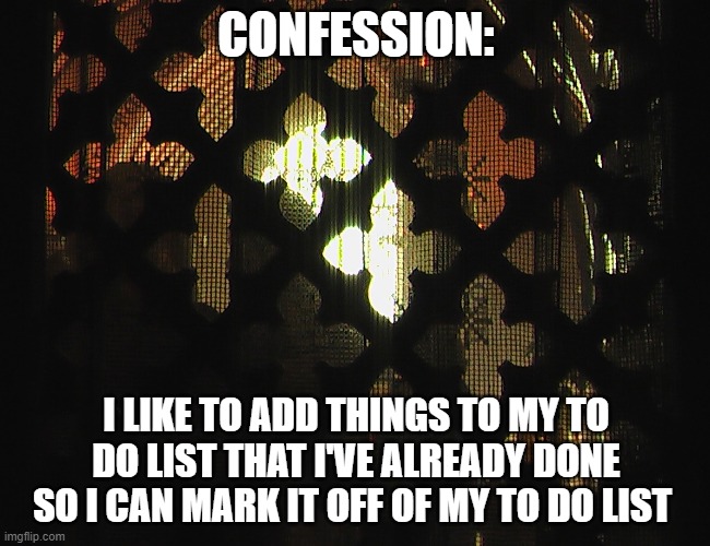 Confessional - Imgflip