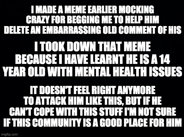 He seems really vulnerable. How do we deal with this tough situation ...