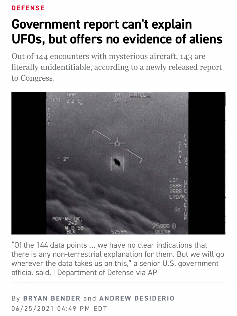 Government report UFOs Blank Template - Imgflip