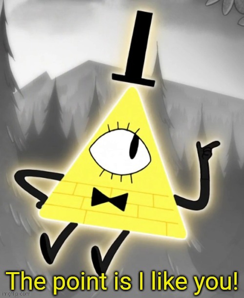 Bill cipher being wholesome :ooo - Imgflip