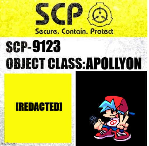 SCP Sign Generator - Imgflip