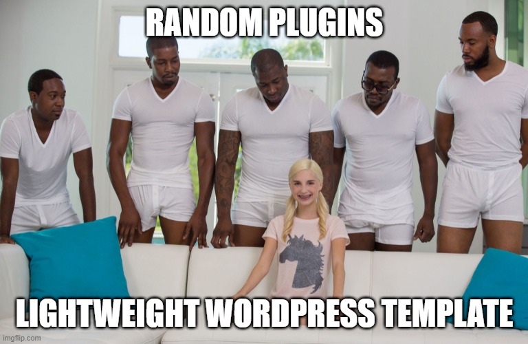 "Thats a mighty fast wordpress site you got there. It would be a shame if something were to ...