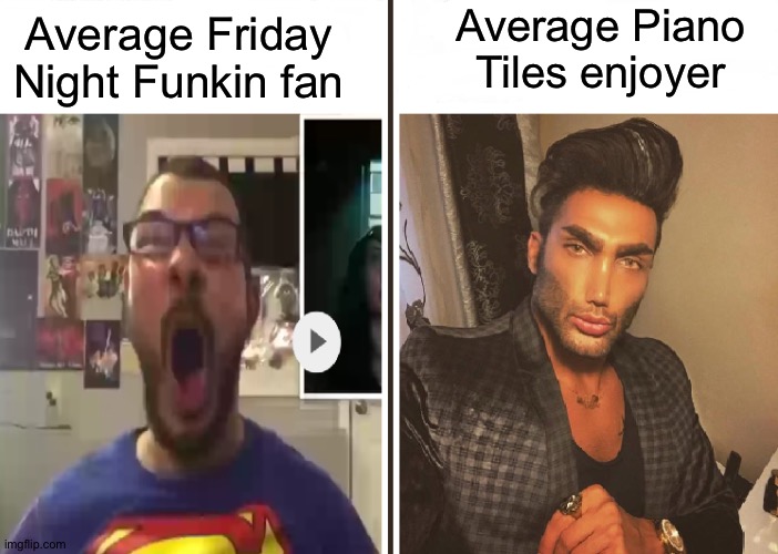 Average Fan vs Average Enjoyer - Imgflip
