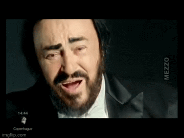 Luciano Pavarotti Il Canto GIF - Imgflip