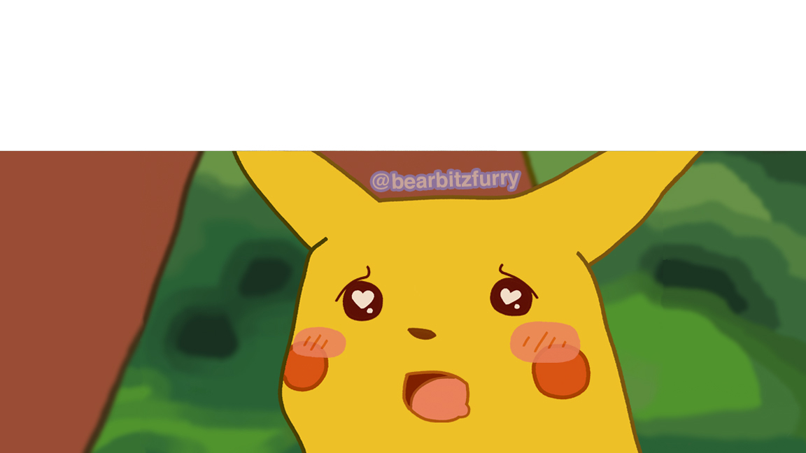 Surprised Pikachu Template