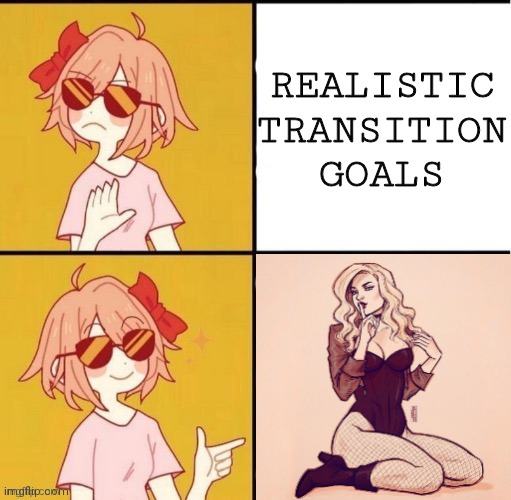Trans Girl Drake Meme - Imgflip