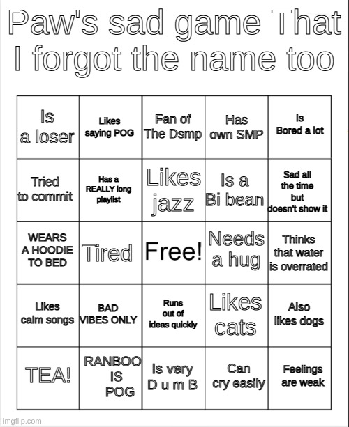 Blank Bingo - Imgflip