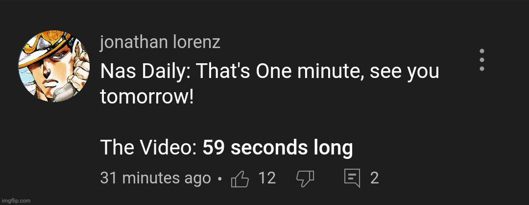 On new Nas Daily vid - Imgflip
