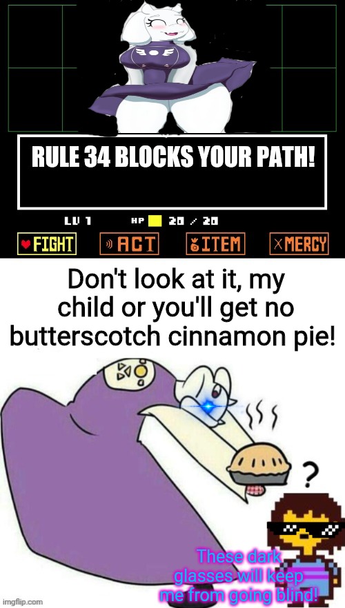 Waifu Toriel vs Baking Toriel - Imgflip