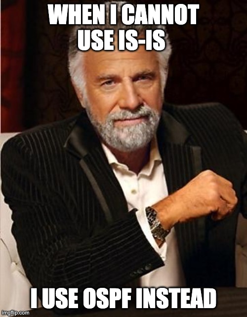Still better than EIGRP. : r/networkingmemes