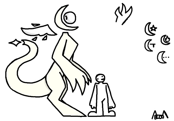 Crescent creature - Imgflip