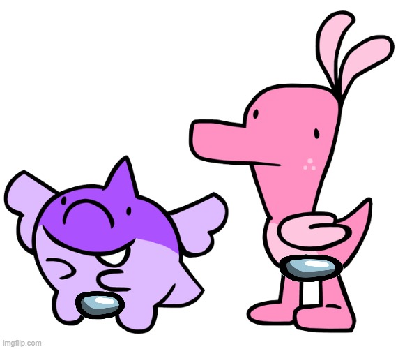 Look at the crewmate visors, is it cute? - Imgflip