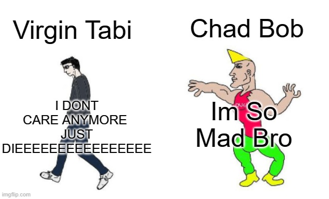 Virgin vs Chad - Imgflip