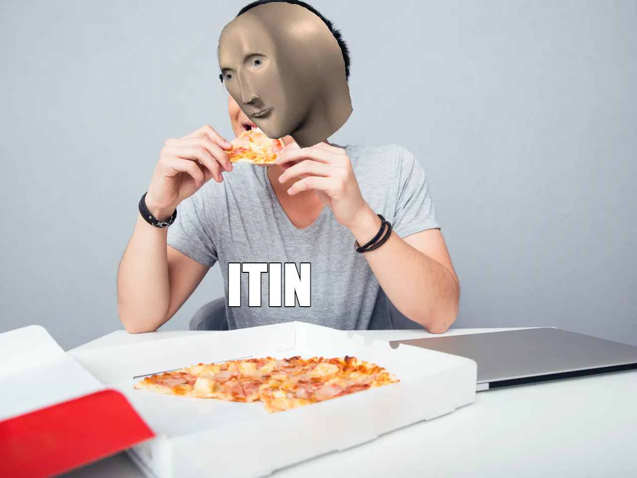 Meme Man Eating Blank Template Imgflip