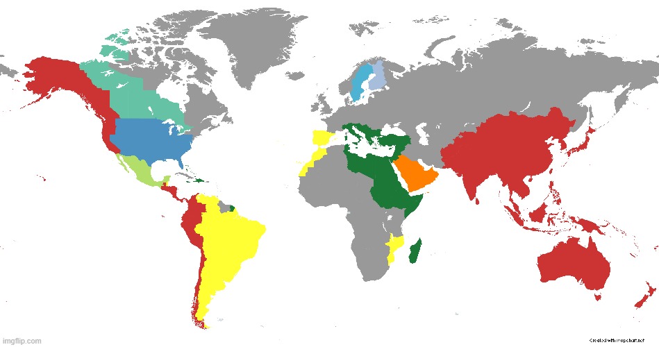 Map of the world if the Axis won WW2 - Imgflip