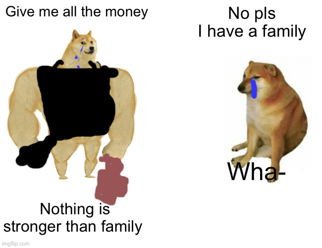 Buff Doge vs. Cheems Meme - Imgflip