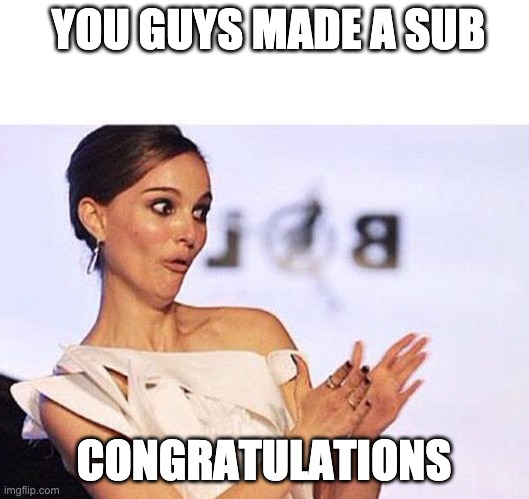 natalie portman sarcastic clap - Imgflip