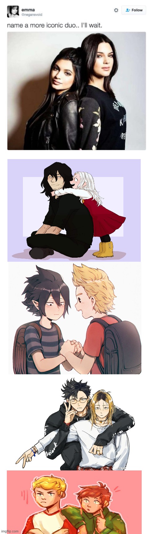 Name a more iconic duo - Imgflip