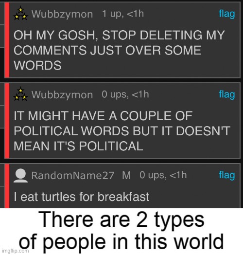 Image tagged in 2 types of people - Imgflip