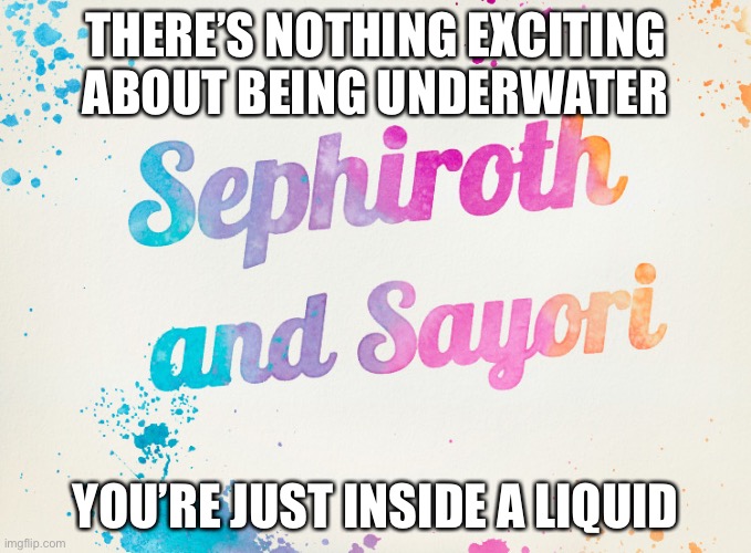 Image tagged in sayori and sephiroth - Imgflip