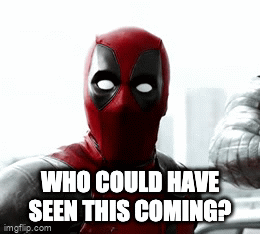 Shocked Deadpool - Imgflip