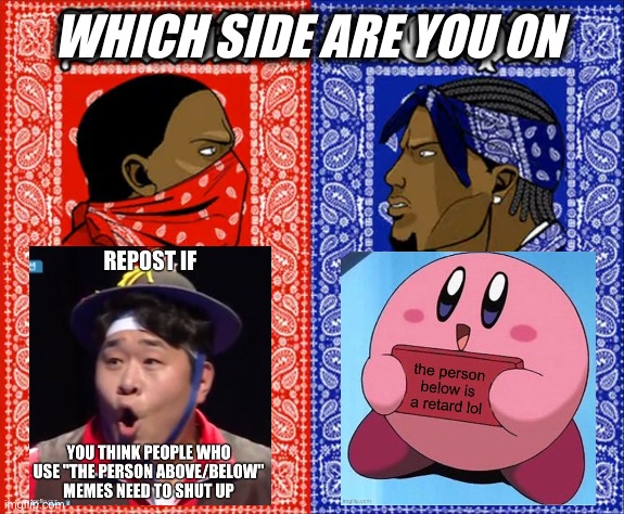 MS memer group Which Side Are You On Memes GIFs Imgflip