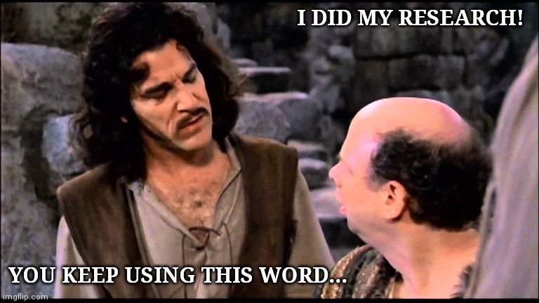 Princess bride inigo vizzini inconceivable - Imgflip