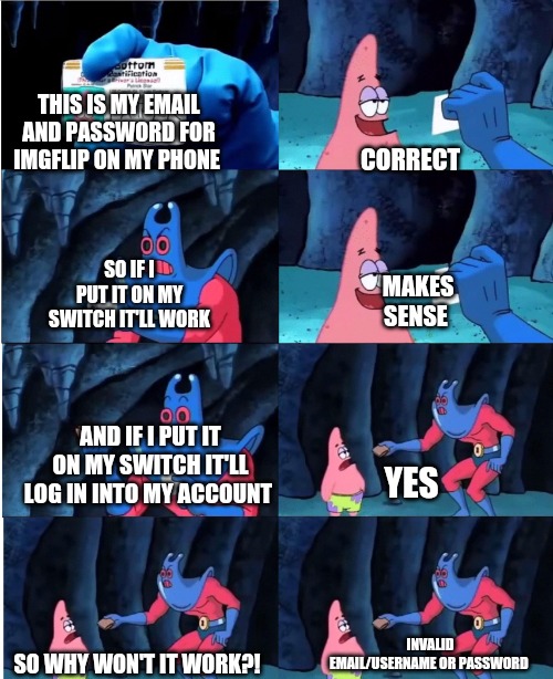 Patrick Star and Man Ray - Imgflip