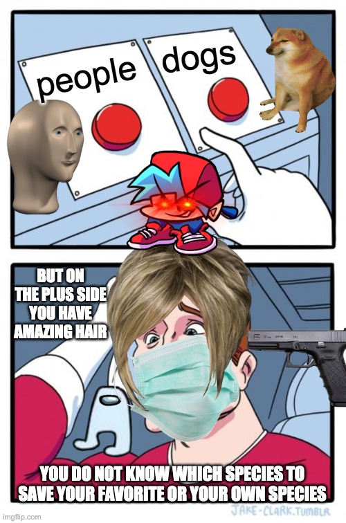 Two Buttons Meme - Imgflip