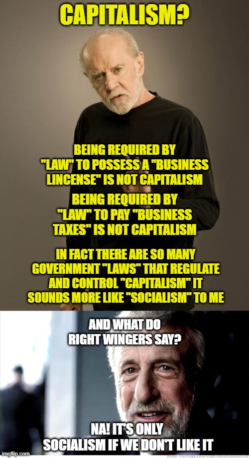 Image tagged in george carlin,memes,i guarantee it - Imgflip