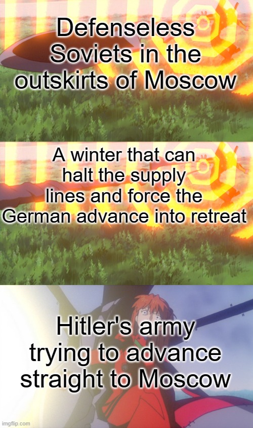 Defence of Moscow meme : r/evangelionmemes