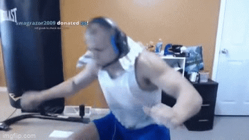 He looks like he's tryna take a shit while jumproping - Imgflip