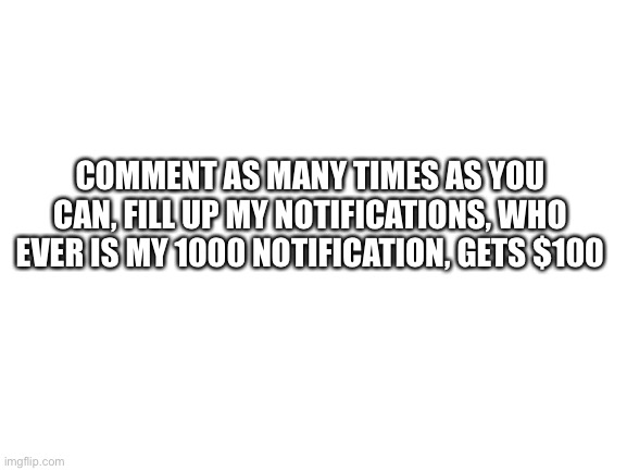 Blank White Template - Imgflip