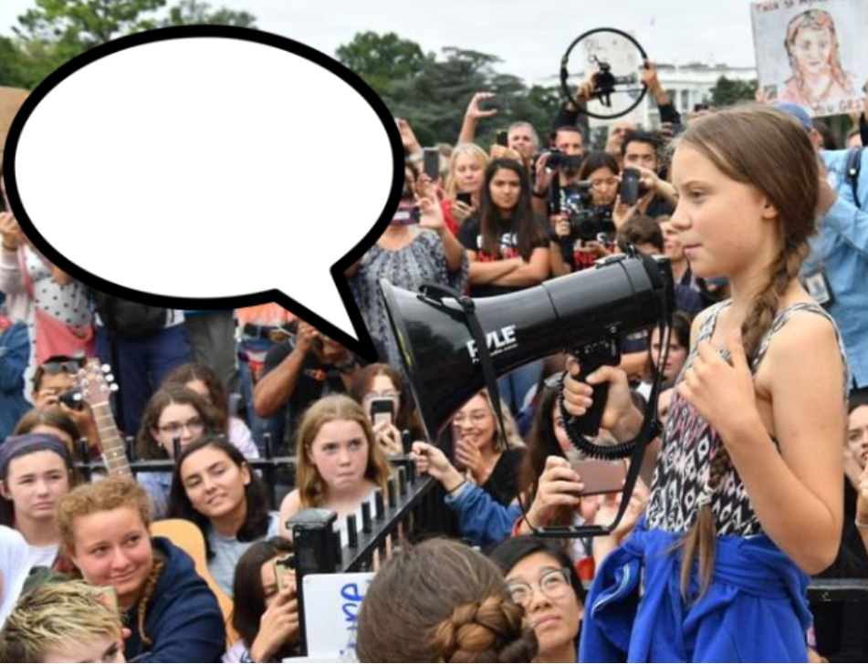 Greta megaphone Memes - Imgflip