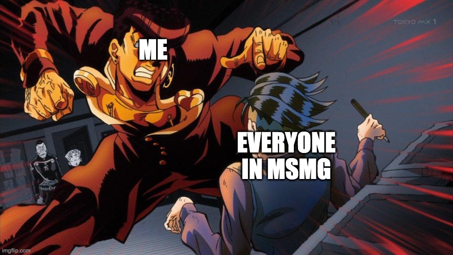 Angry Josuke At Rohan - Imgflip