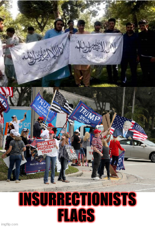 insurrectionists flags - Imgflip