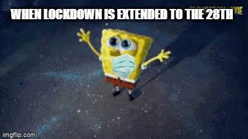 When I get told lockdown is extended to the 28th - Imgflip