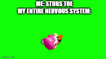 STUBS TOE - Imgflip
