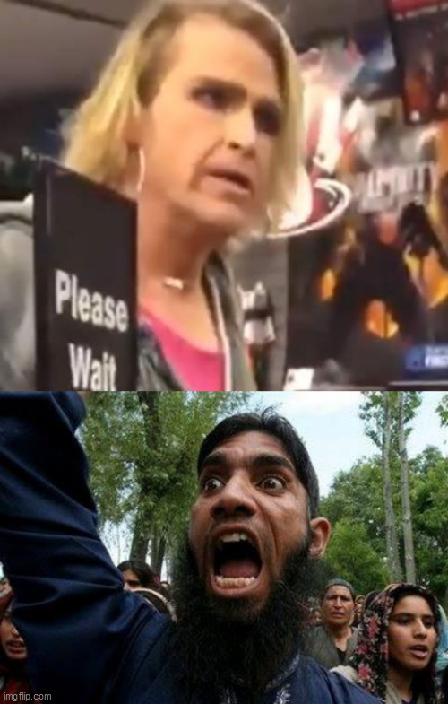 Image tagged in it's ma'am,angry muslim - Imgflip